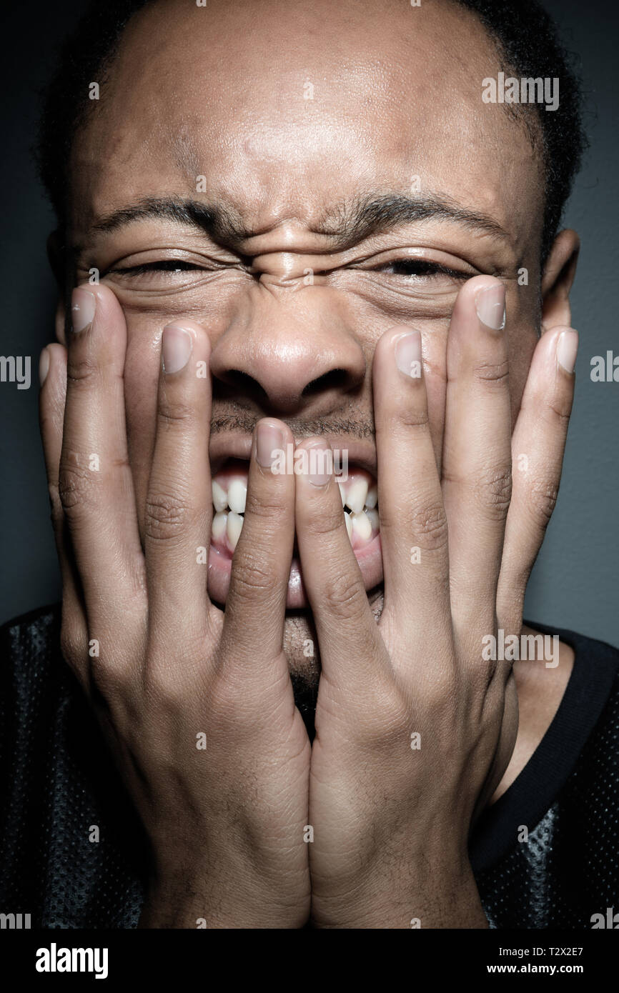 portraits of a young black men Stock Photo - Alamy