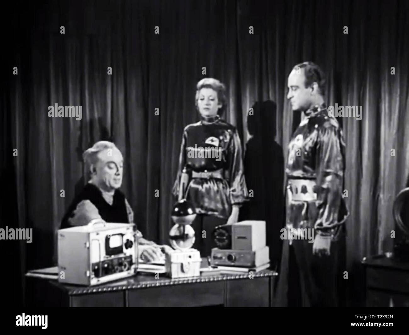 Screenshot of the Aliens from Plan 9 From outer Space Stock Photo - Alamy