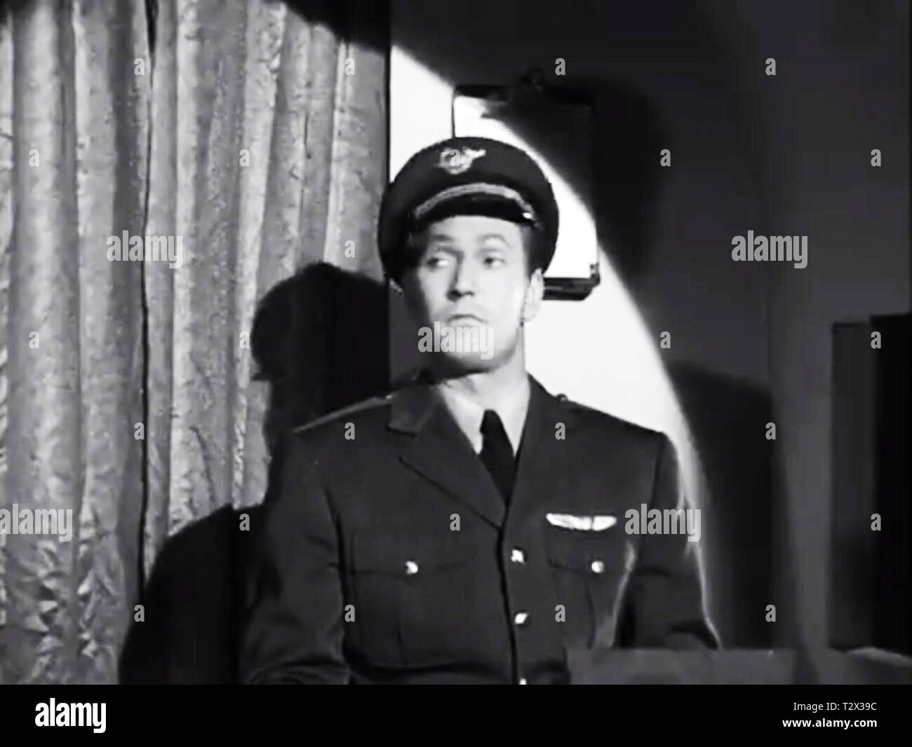 The plane and Pilots from Plan 9 from Outer Space Stock Photo - Alamy