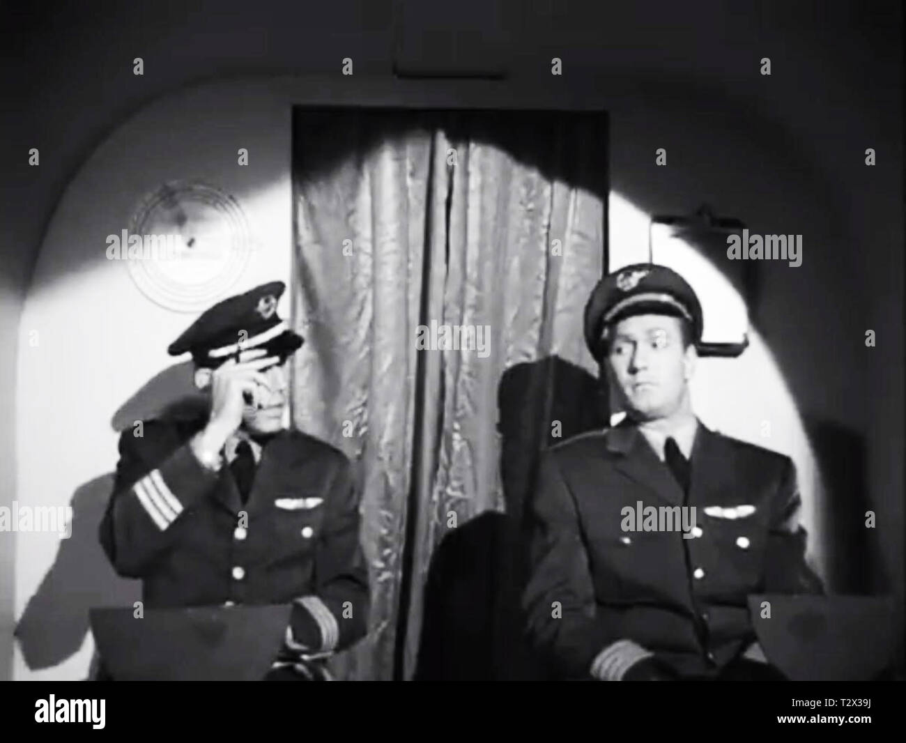 The plane and Pilots from Plan 9 from Outer Space Stock Photo - Alamy