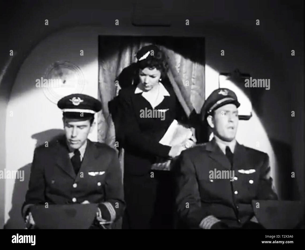 The plane and Pilots from Plan 9 from Outer Space Stock Photo - Alamy