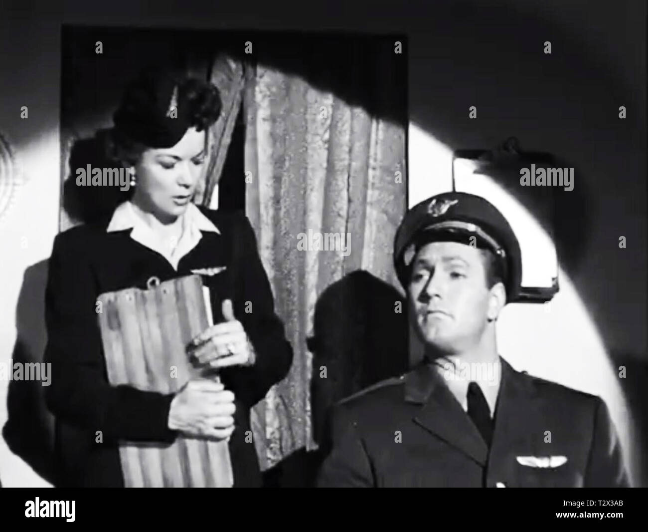 The plane and Pilots from Plan 9 from Outer Space Stock Photo - Alamy