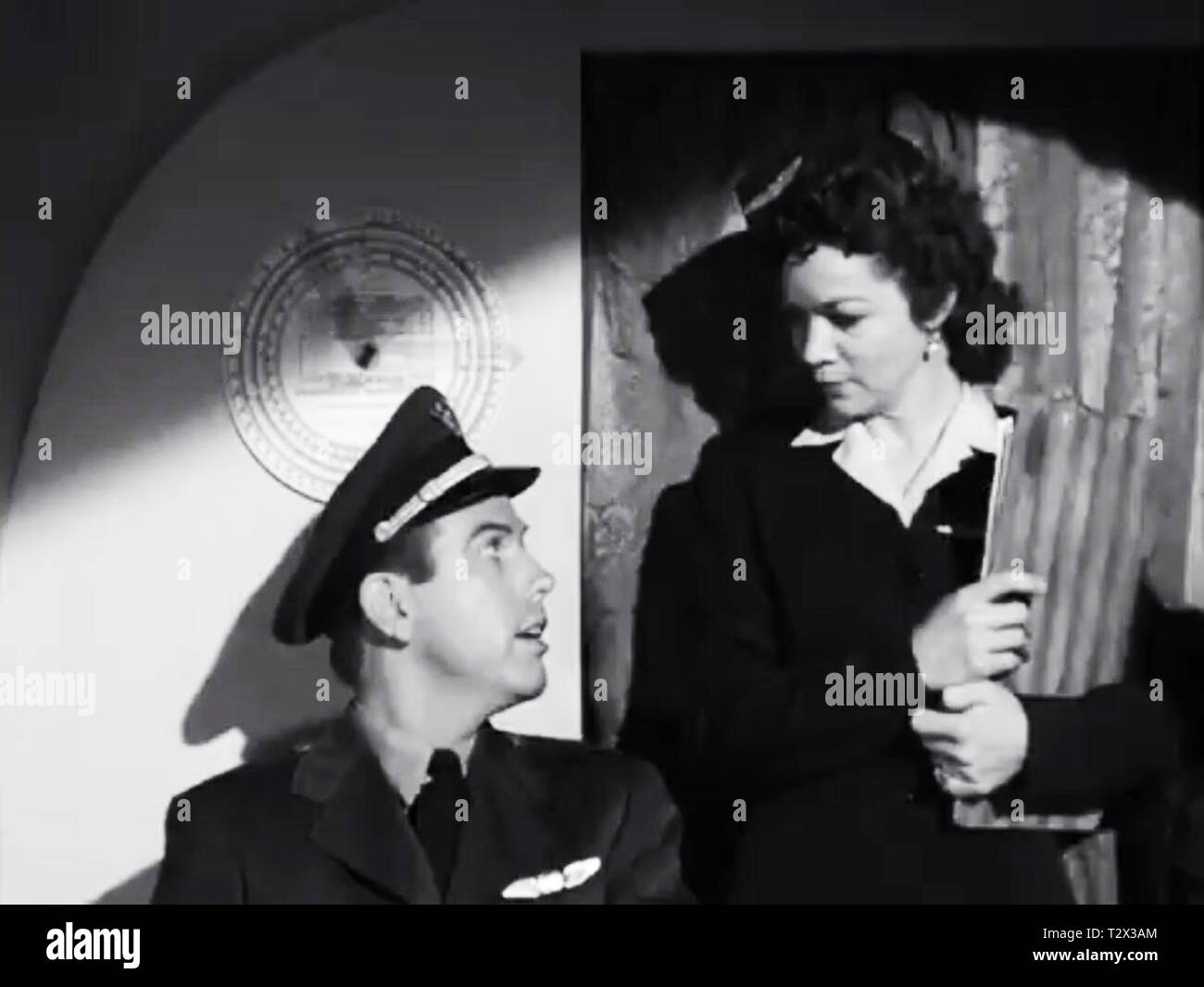 The plane and Pilots from Plan 9 from Outer Space Stock Photo - Alamy