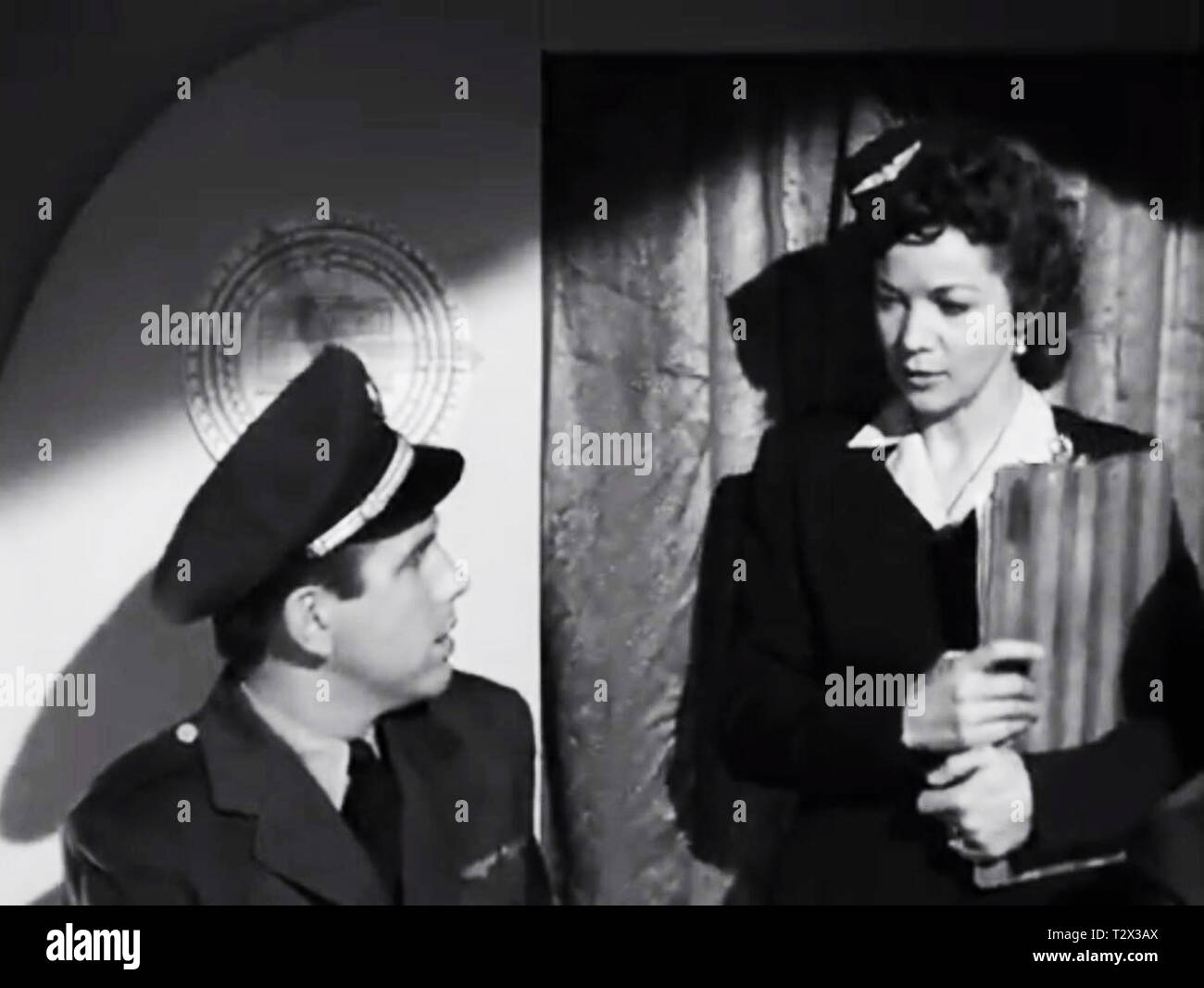 The plane and Pilots from Plan 9 from Outer Space Stock Photo - Alamy