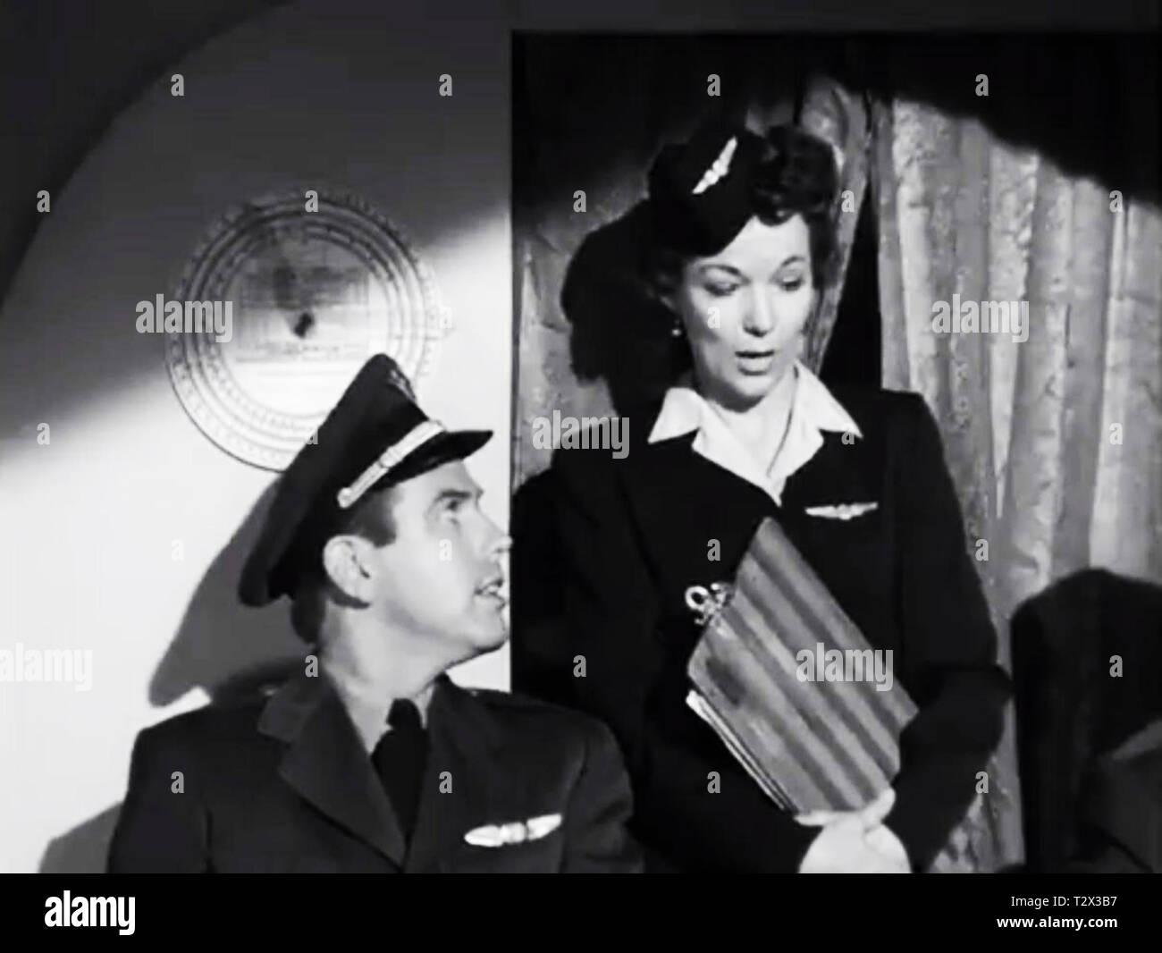 The plane and Pilots from Plan 9 from Outer Space Stock Photo - Alamy