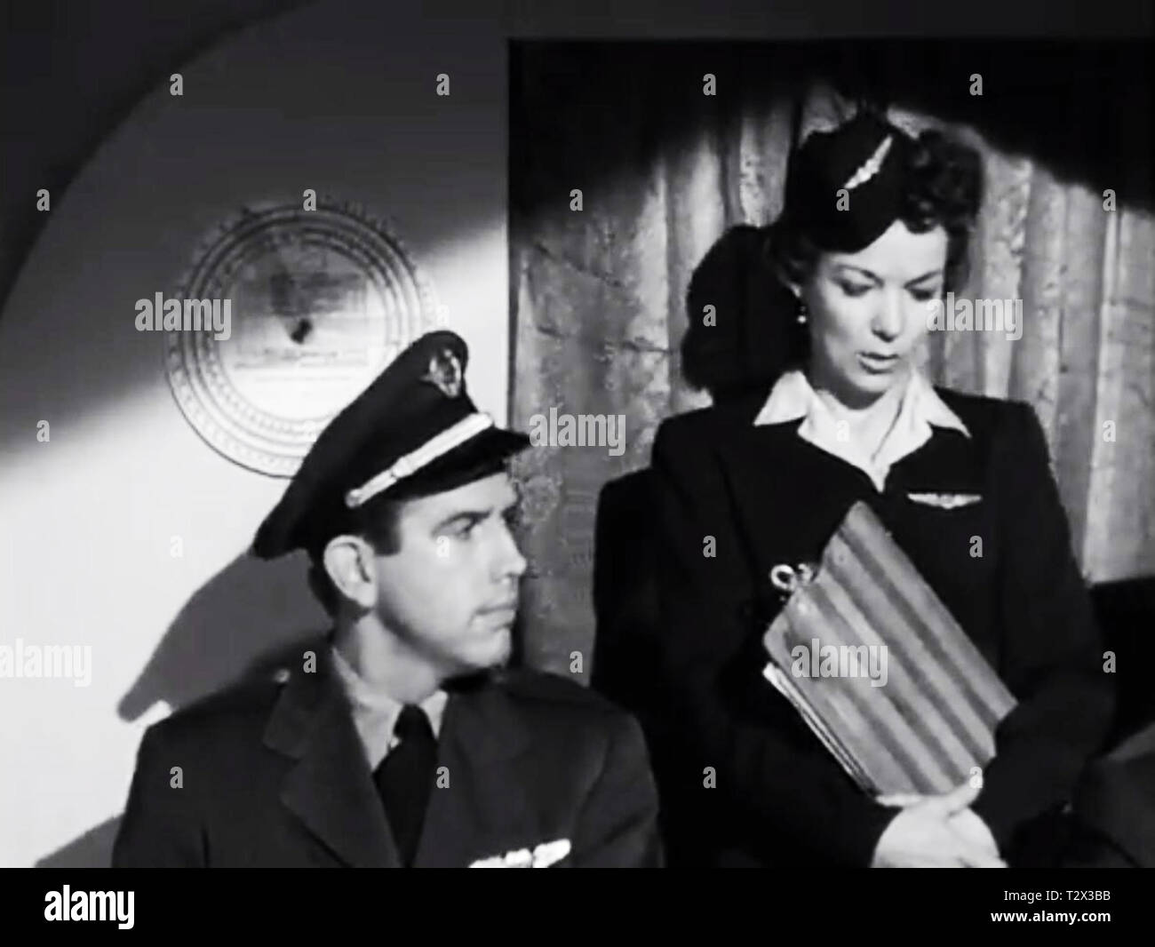 The plane and Pilots from Plan 9 from Outer Space Stock Photo - Alamy