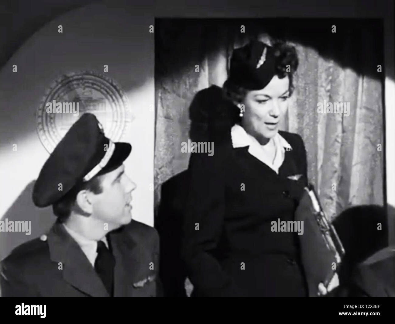 The plane and Pilots from Plan 9 from Outer Space Stock Photo - Alamy