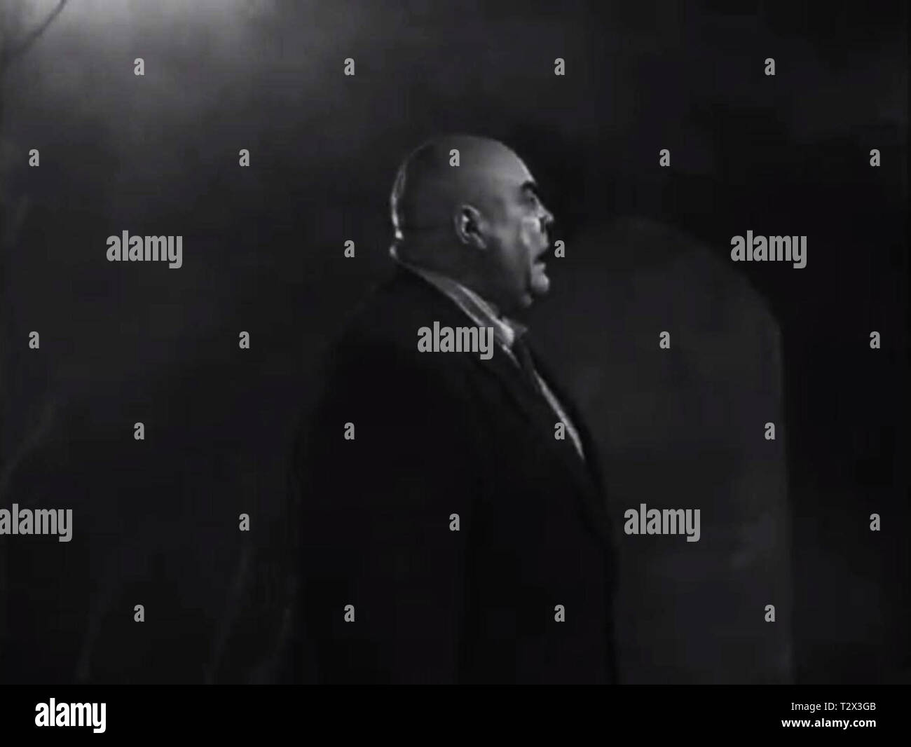 Tor Johnson in Plan 9 from Outer Space by Ed Wood Stock Photo - Alamy