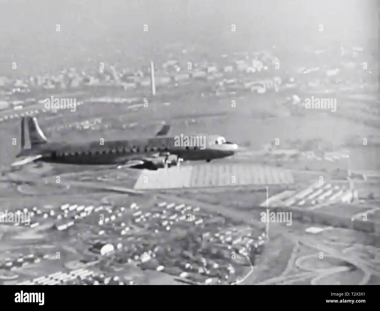 The plane and Pilots from Plan 9 from Outer Space Stock Photo - Alamy