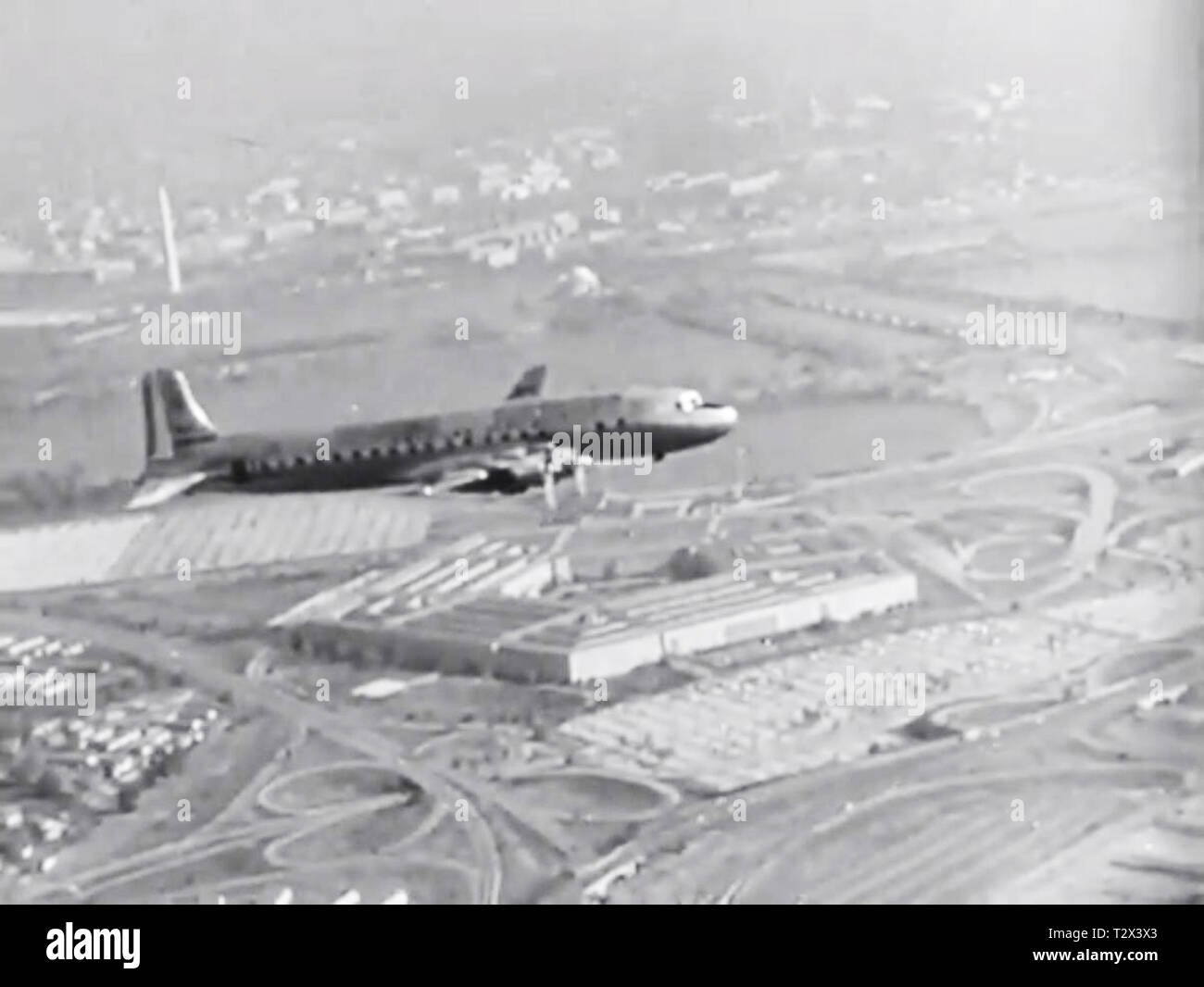 The plane and Pilots from Plan 9 from Outer Space Stock Photo - Alamy