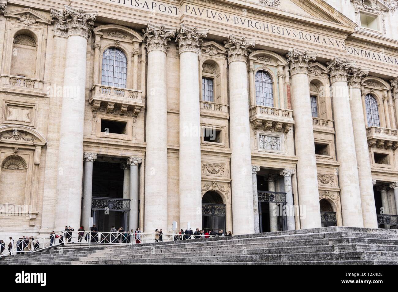 Basilica of Saint Peter (1506-1626) in the Vatican, Rome, Italy Stock ...