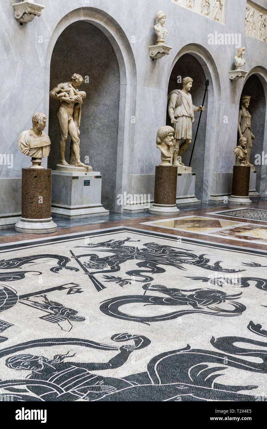 The New Wing (Braccio Nuovo) of the Chiaramonti Museum, Vatican museum ...