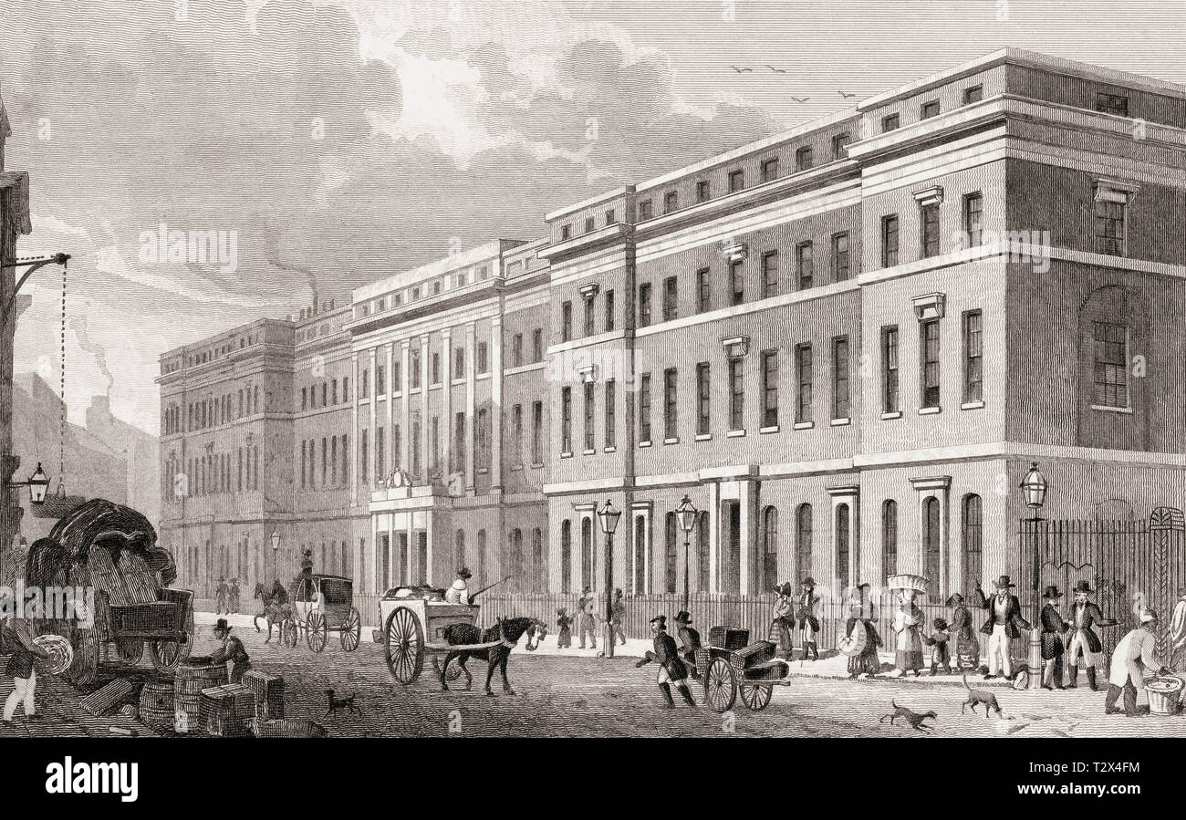 Custom house london 19th century hi-res stock photography and images ...