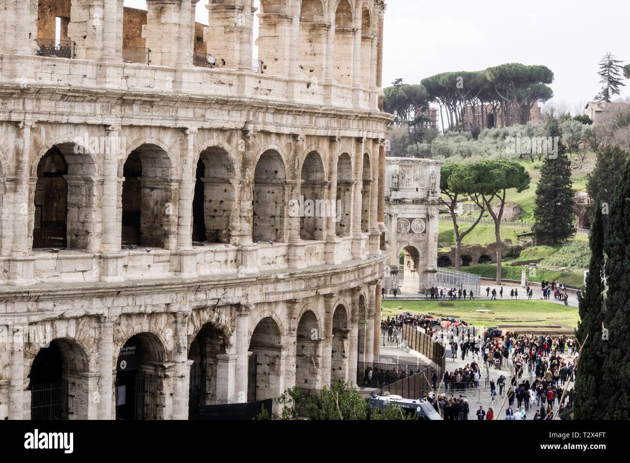 The Colosseum (70-80 AD) in Rome, Italy Stock Photo - Alamy