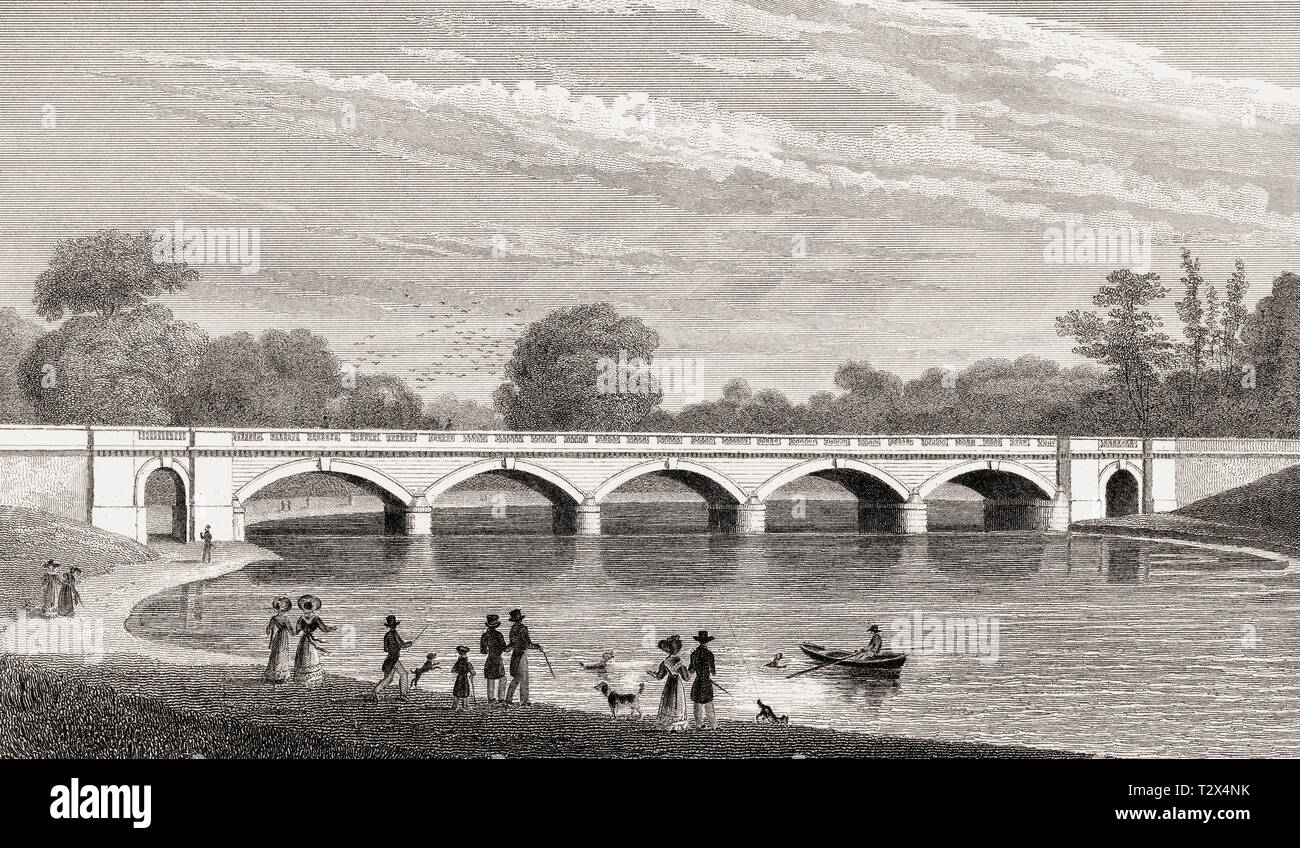 Serpentine bridge hyde park hi-res stock photography and images - Alamy