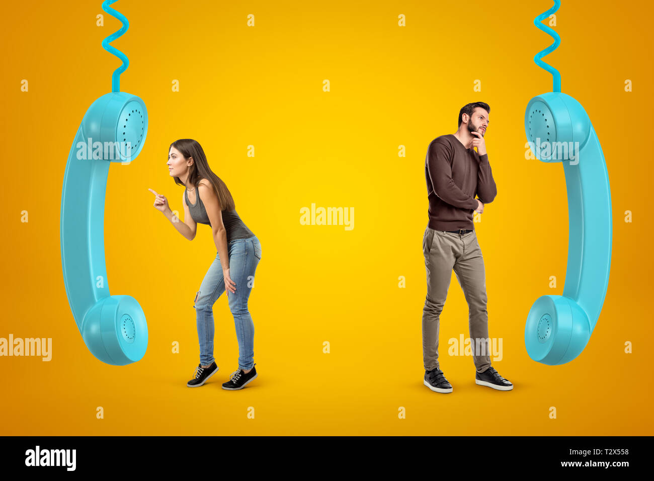 Call in receivers hi-res stock photography and images - Alamy