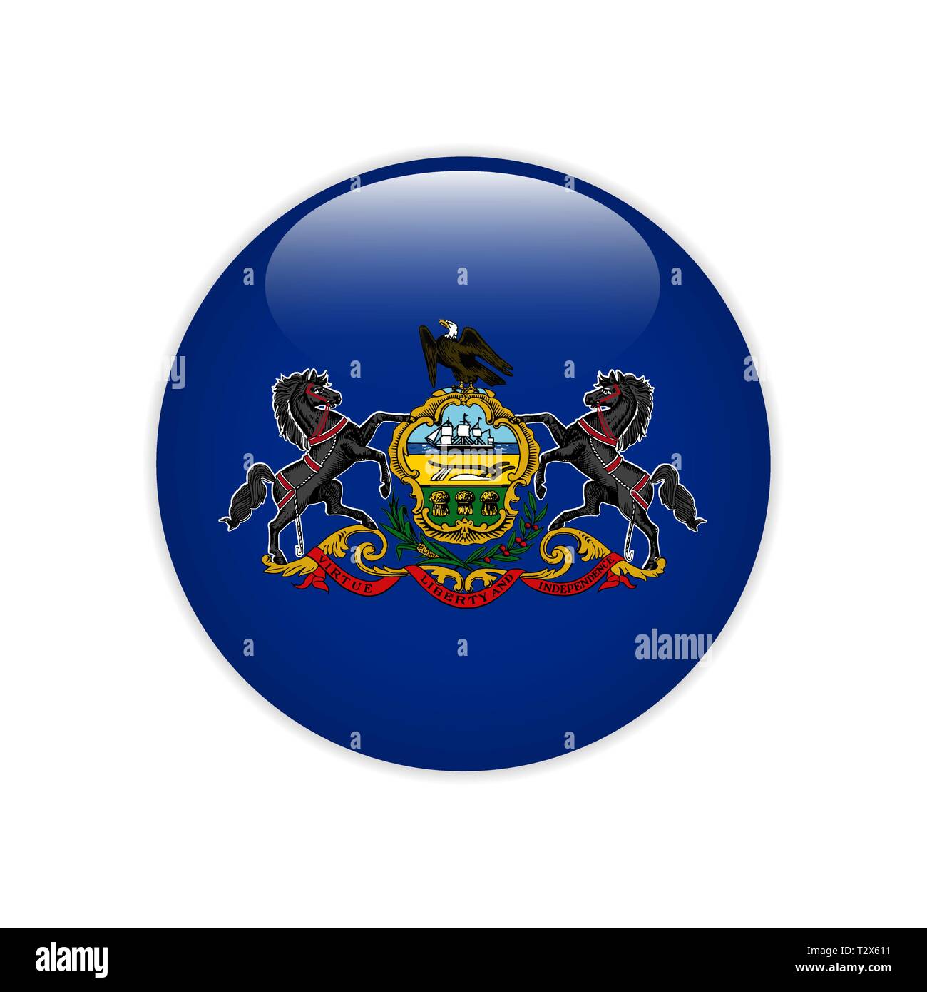 Button flag Stock Vector Images - Alamy