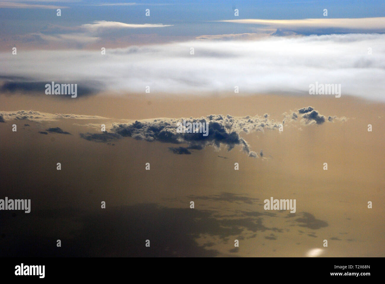 Clouds in the troposphere layer Stock Photo - Alamy
