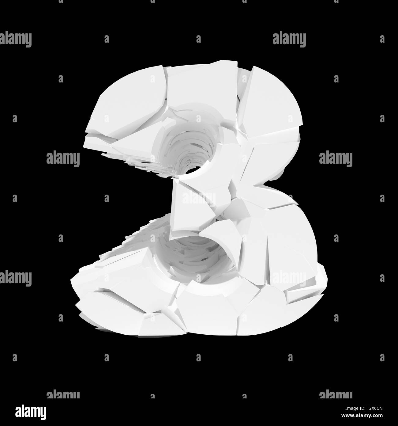 3d style number 3 hi-res stock photography and images - Alamy
