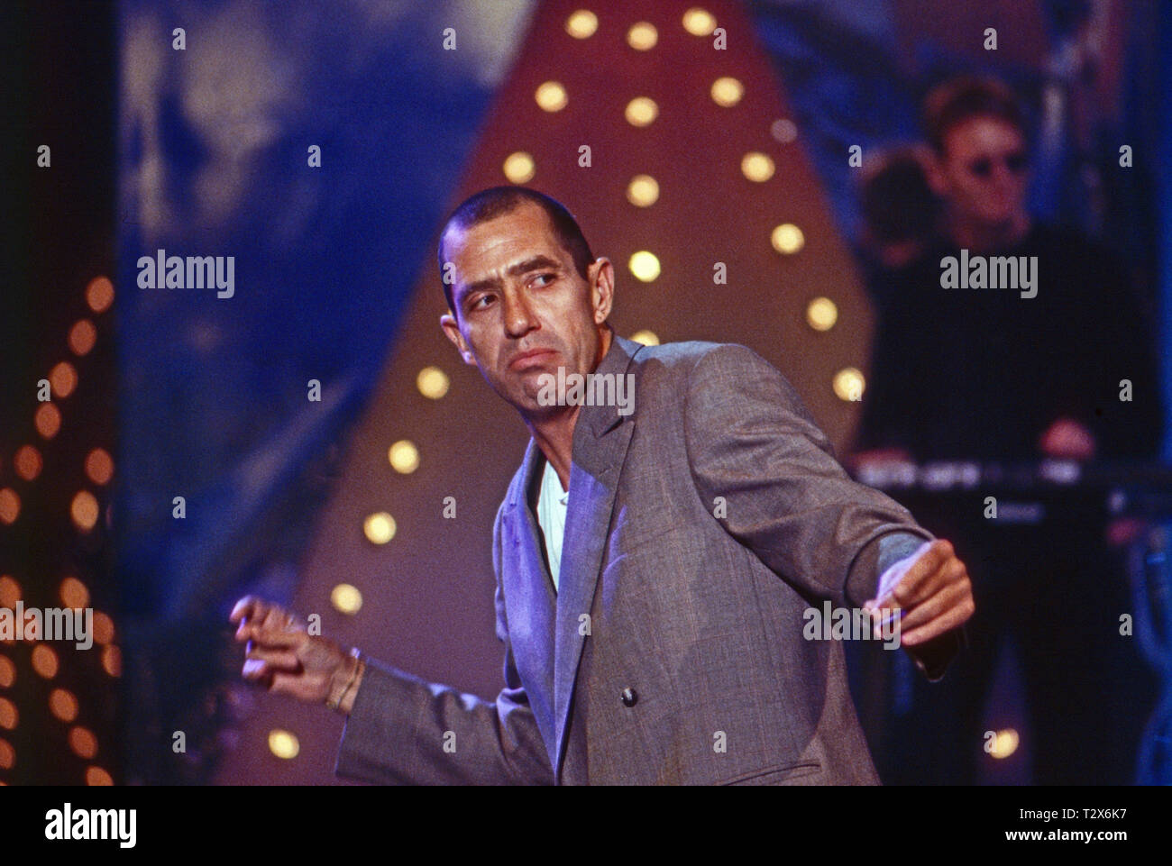 Stephan Remmler, deutscher Sänger, in der TV-Show "Peters Musikrevue ...