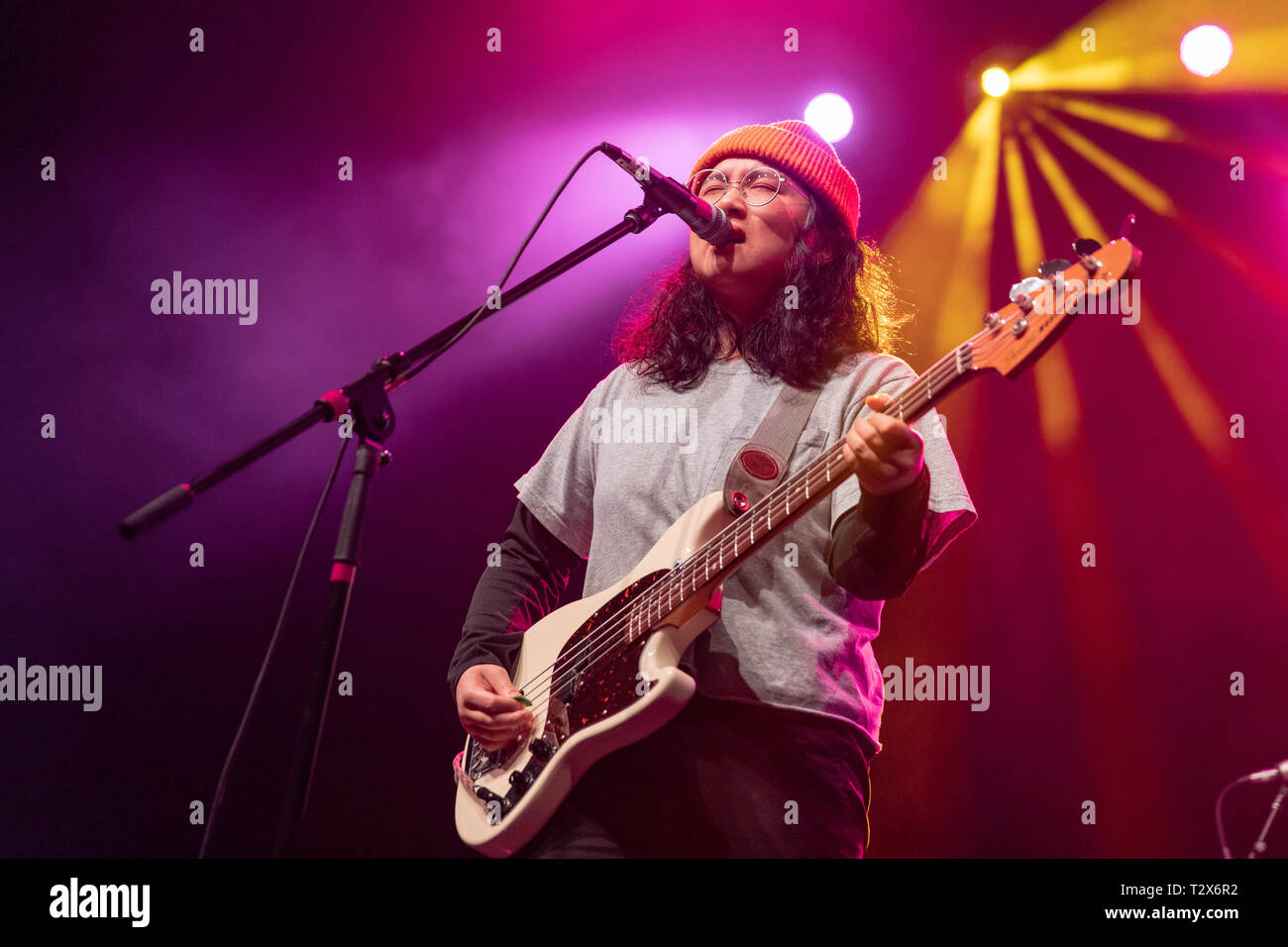 April 3, 2019 - Madison, Wisconsin, U.S - Musician JAY SOM (MELINA MAE DUTERTE) during the Be ...