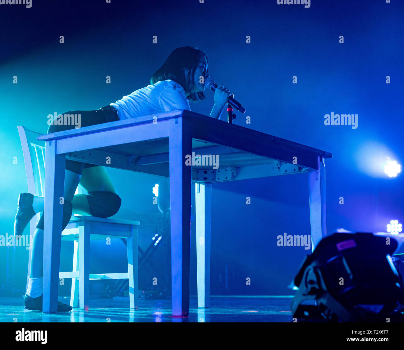 April 3, 2019 - Madison, Wisconsin, U.S - Singer MITSKI (MITSKI ...