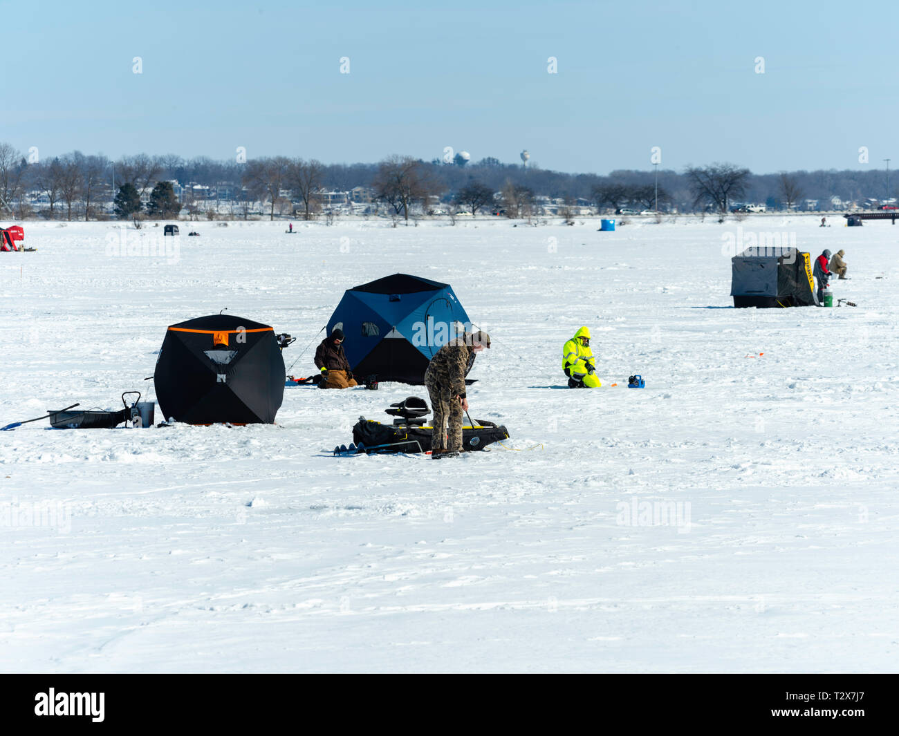Ice fishing hi-res stock photography and images - Alamy
