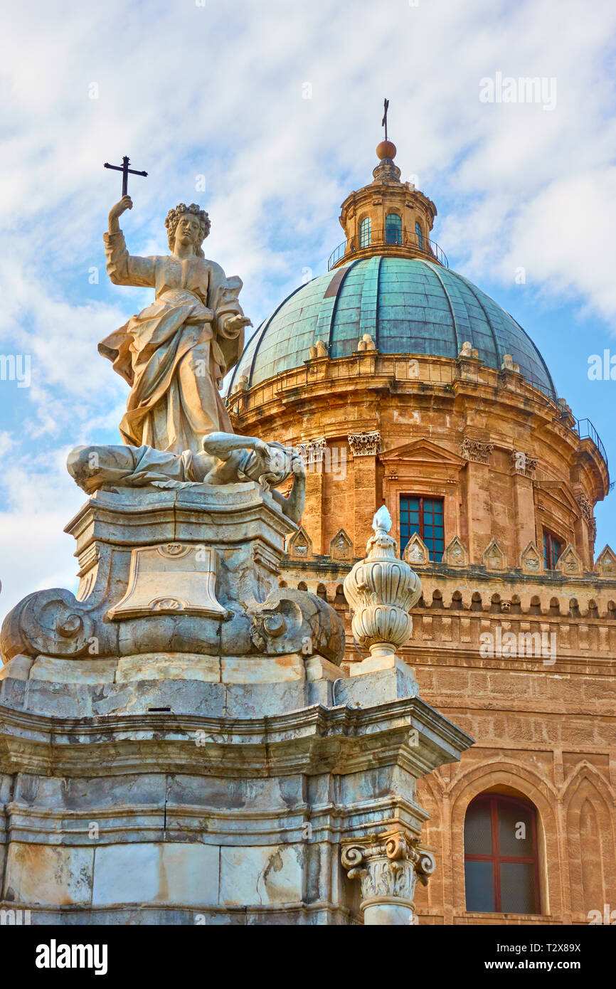 Statue santa rosalia palermo sicily hi-res stock photography and images ...
