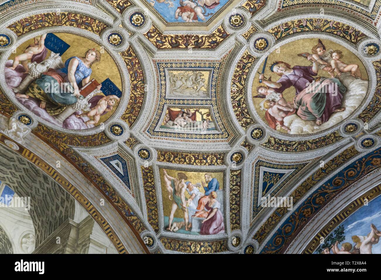 Raphael's Rooms(1508-1524) in The Vatican Museum, Raphael(!483-1520 ...