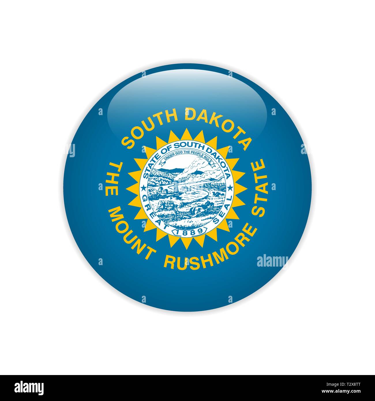 Country flag button Stock Vector Image & Art - Alamy