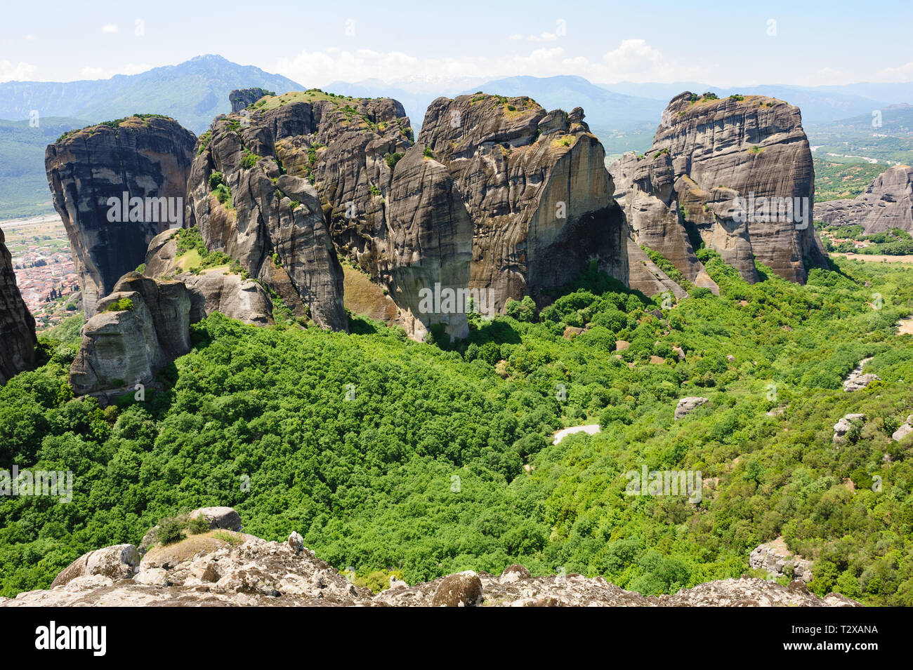 Meteora historic site hi-res stock photography and images - Alamy