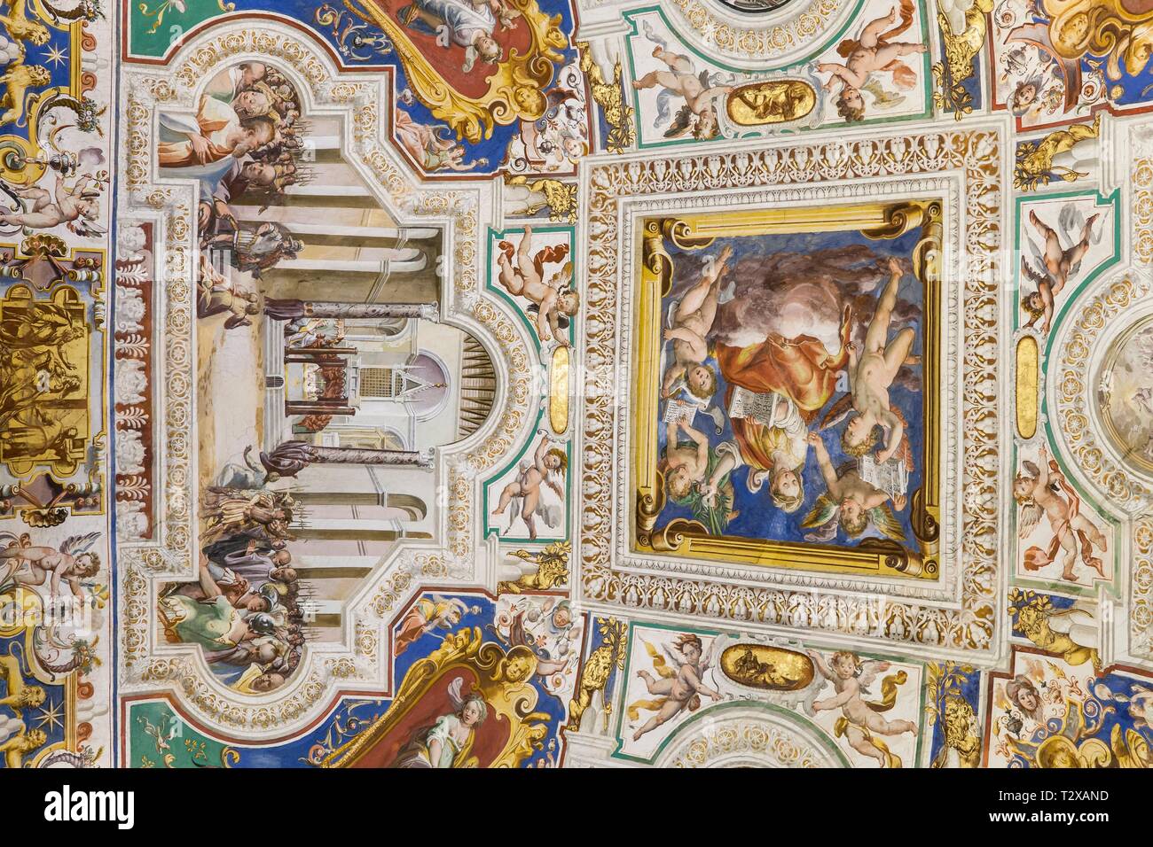 The Vatican Apostolic Library (1475).Vatican museum, Vatican city, Rome ...