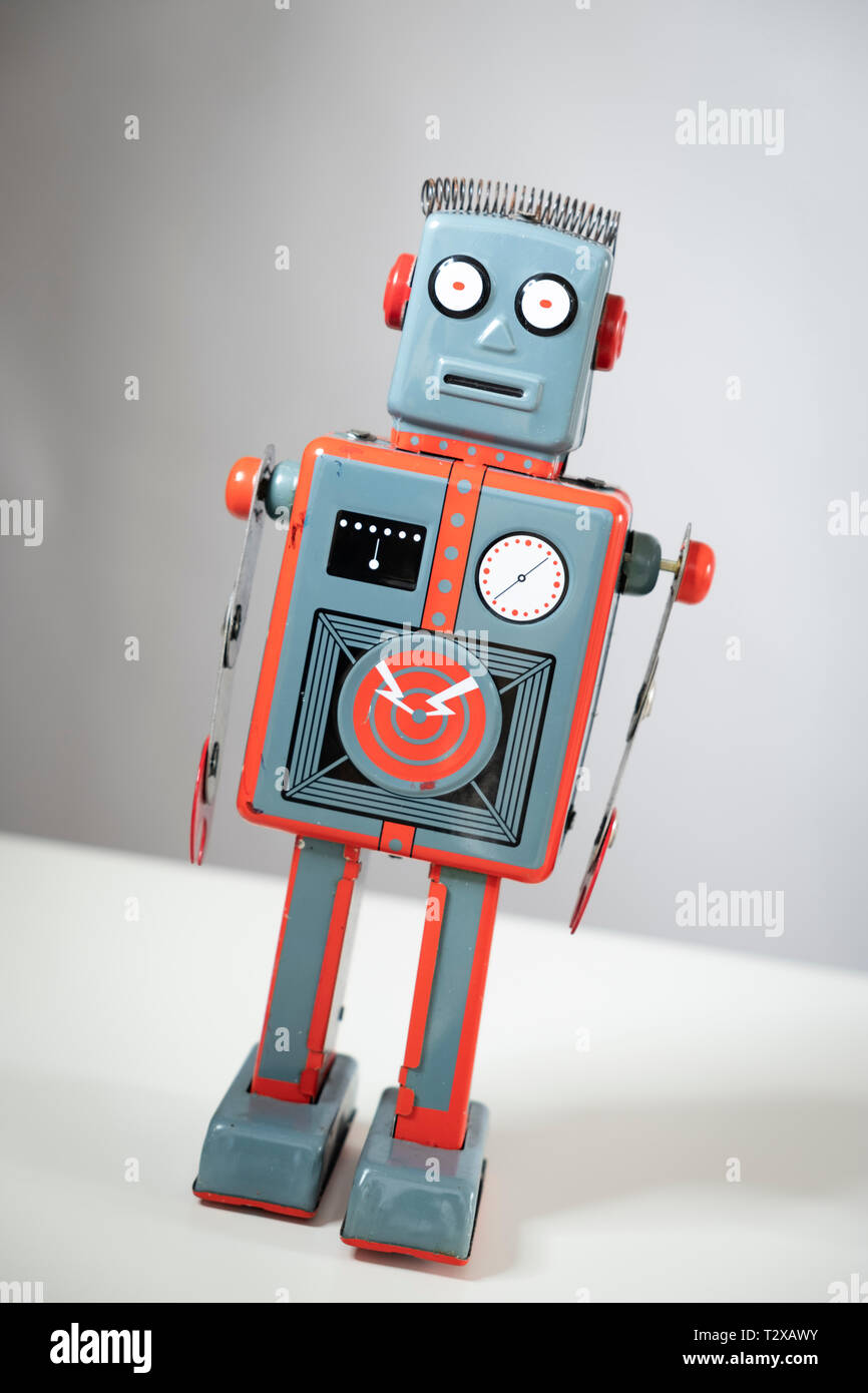 1950s toy robot hi-res stock photography and images - Alamy
