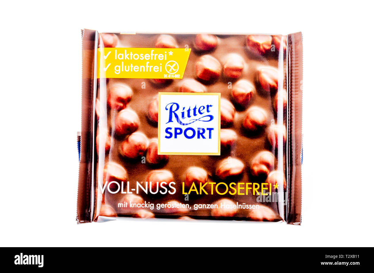 Variety of Ritter Sport chocolate bars Stock Photo - Alamy