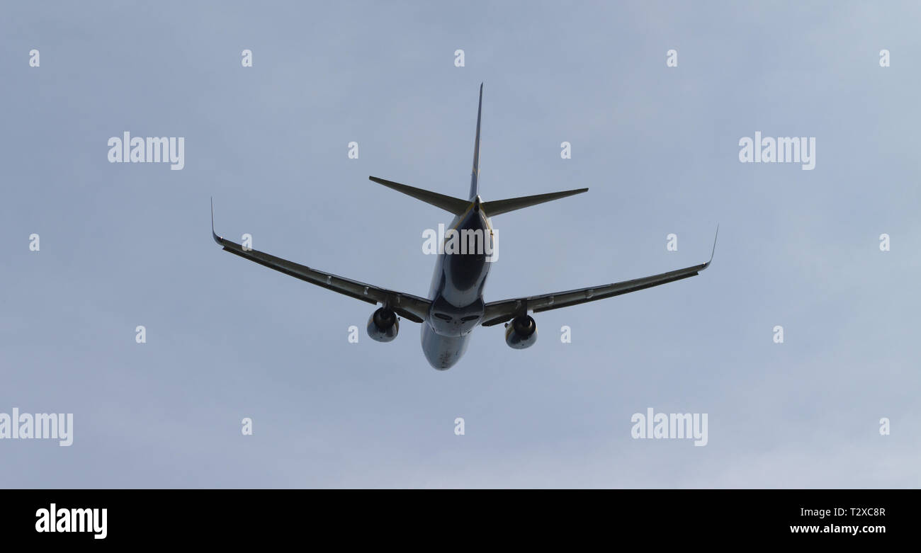 Boeing 737-800 taking off Stock Photo - Alamy