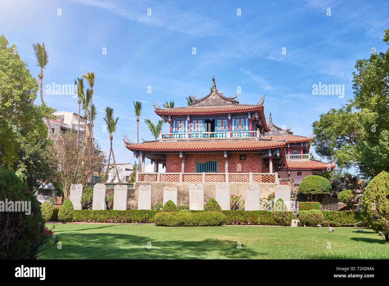 Tainan, Taiwan - December 4, 2018: Beautiful scenic of Chihkan Tower or ...