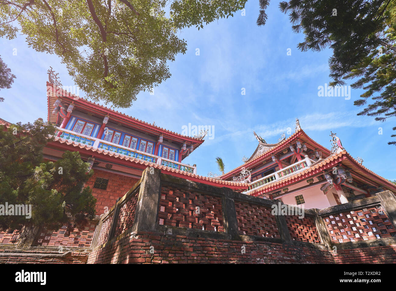 Tainan, Taiwan - December 4, 2018: Beautiful scenic of Chihkan Tower or ...