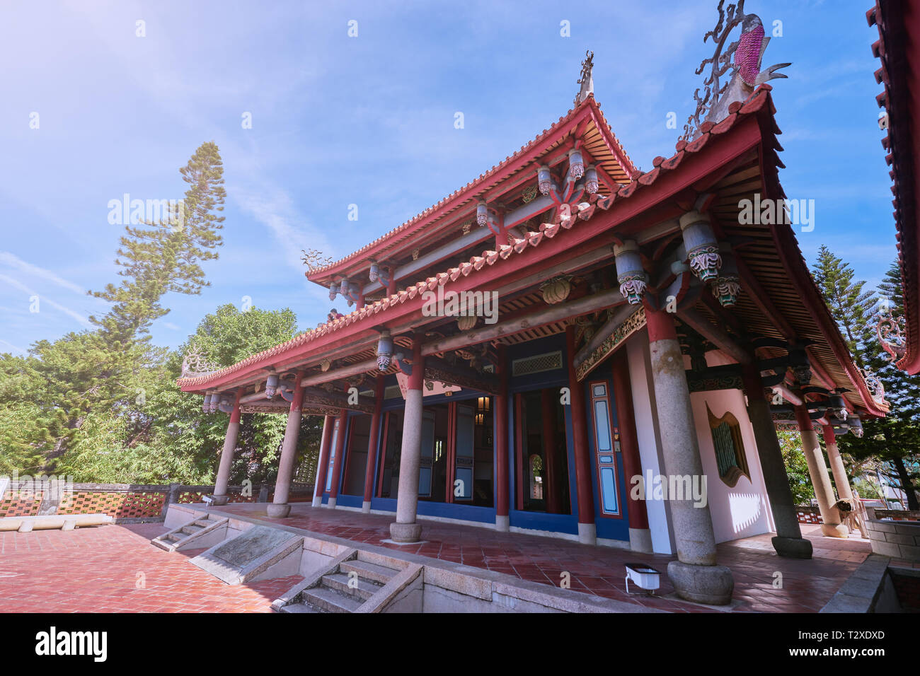 Tainan, Taiwan - December 4, 2018: Beautiful scenic of Chihkan Tower or ...
