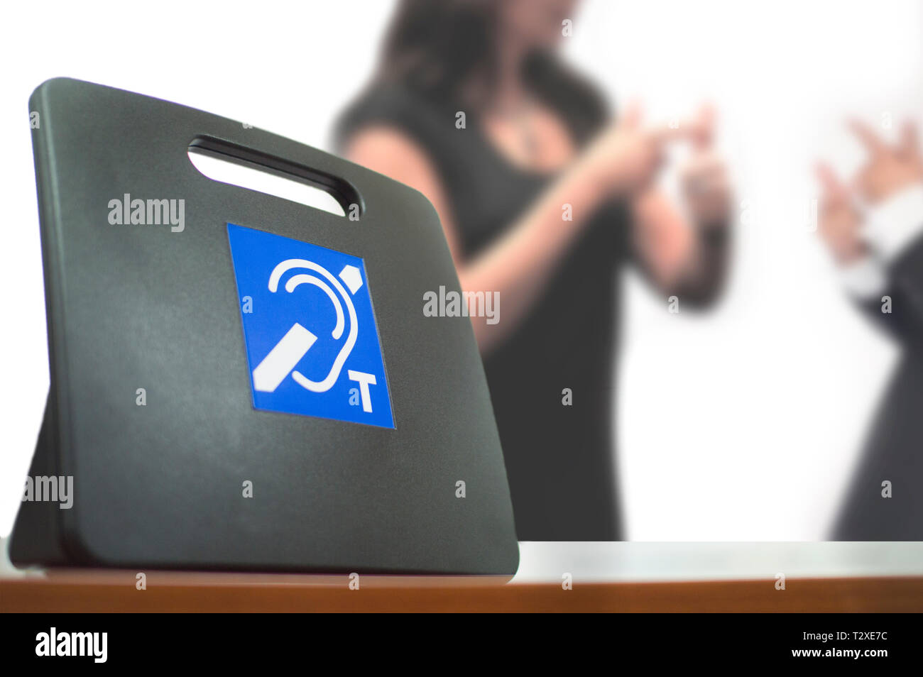 Hearing loop system hi-res stock photography and images - Alamy