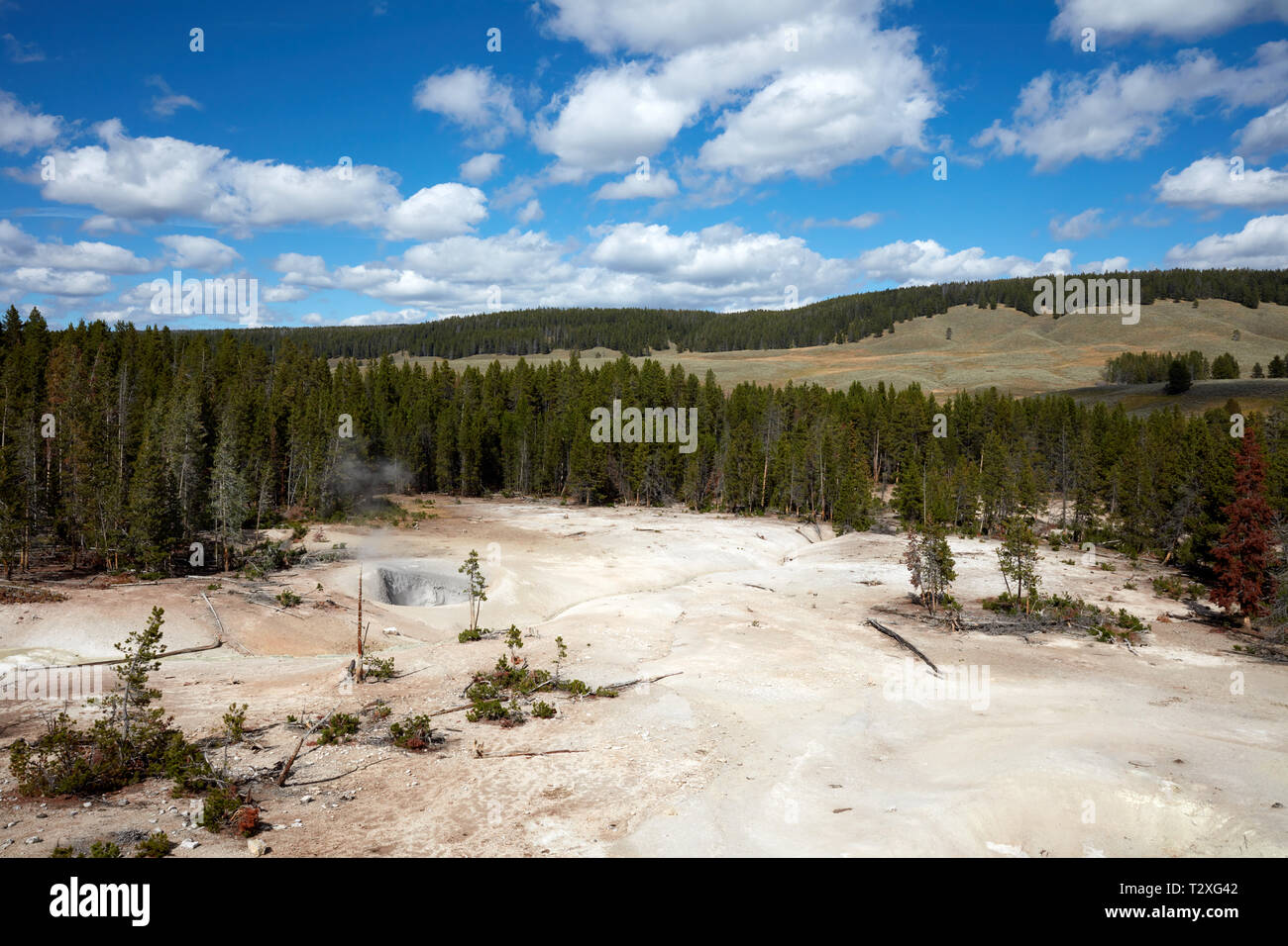 Sulphur caldron yellowstone hi-res stock photography and images - Alamy