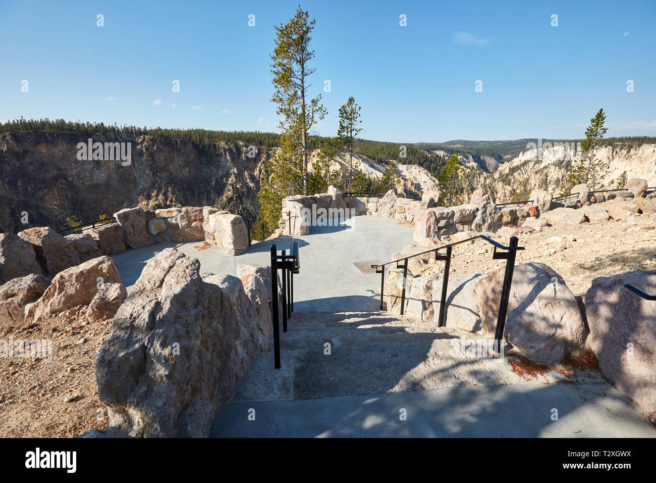Inspiration point yellowstone hi-res stock photography and images - Alamy