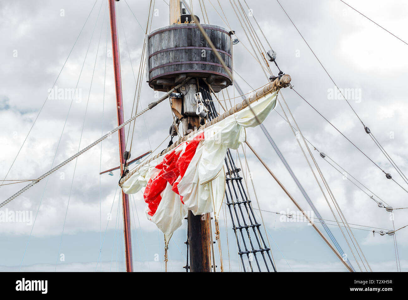 Old sail ship restored navigation hi-res stock photography and images ...