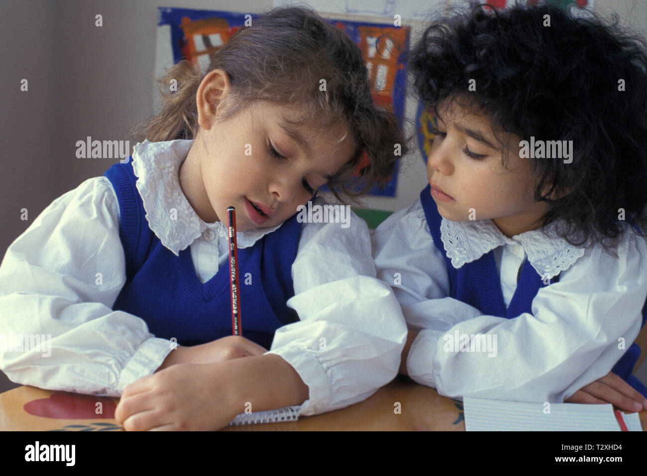 Hiding under desk school hi-res stock photography and images - Alamy