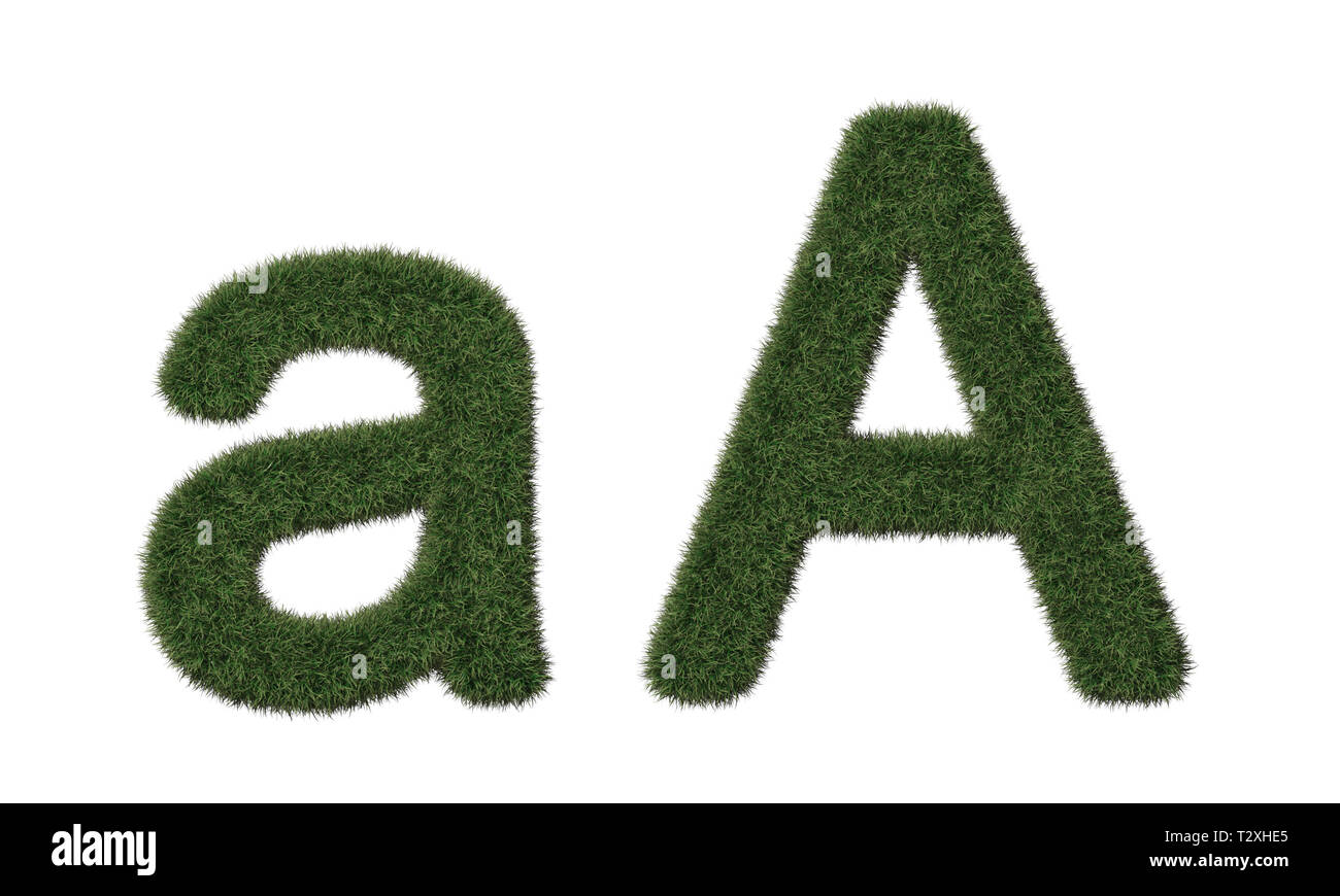 green grass letter B Stock Photo - Alamy