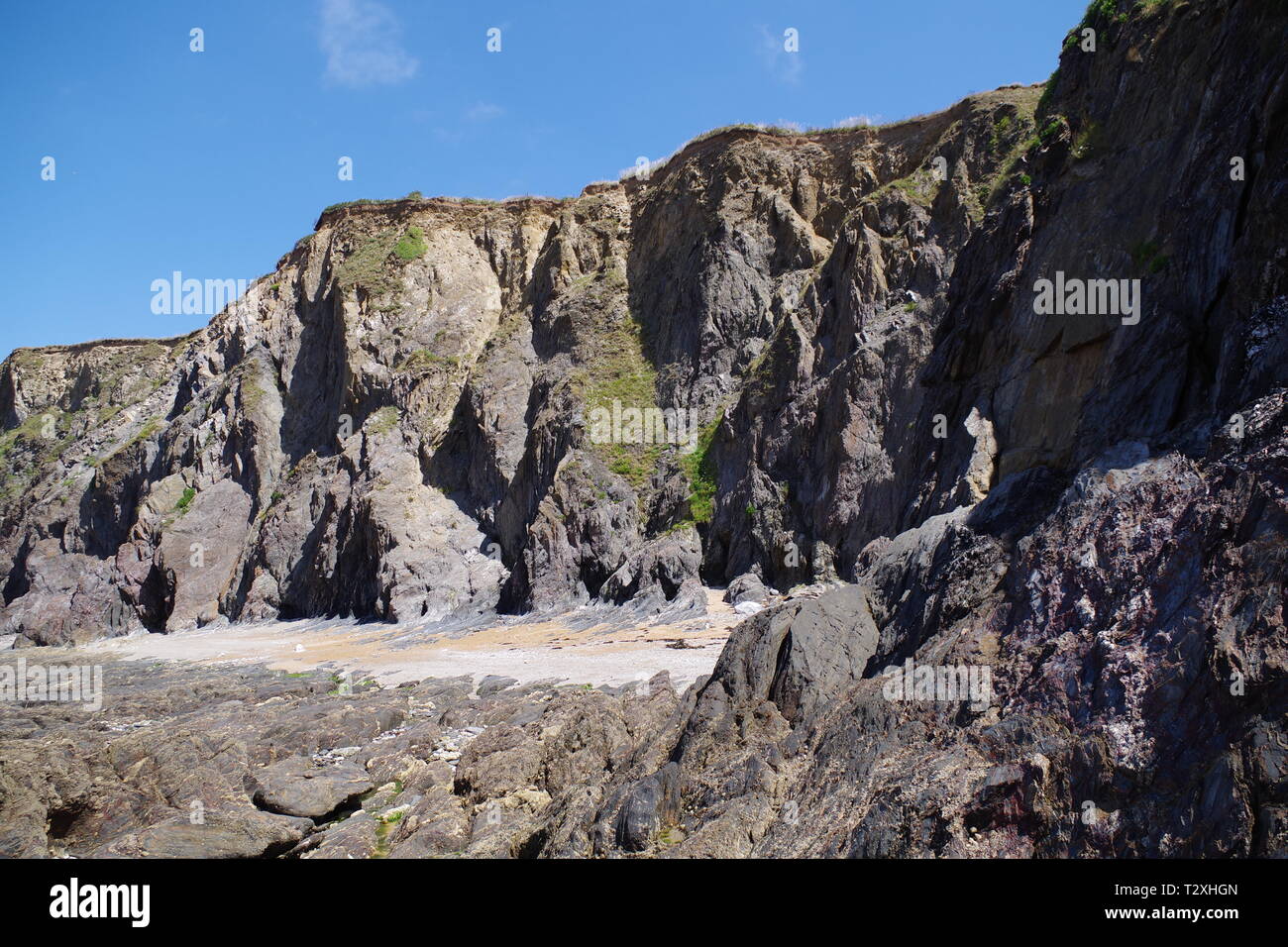 Hope cove devon slate hi-res stock photography and images - Alamy