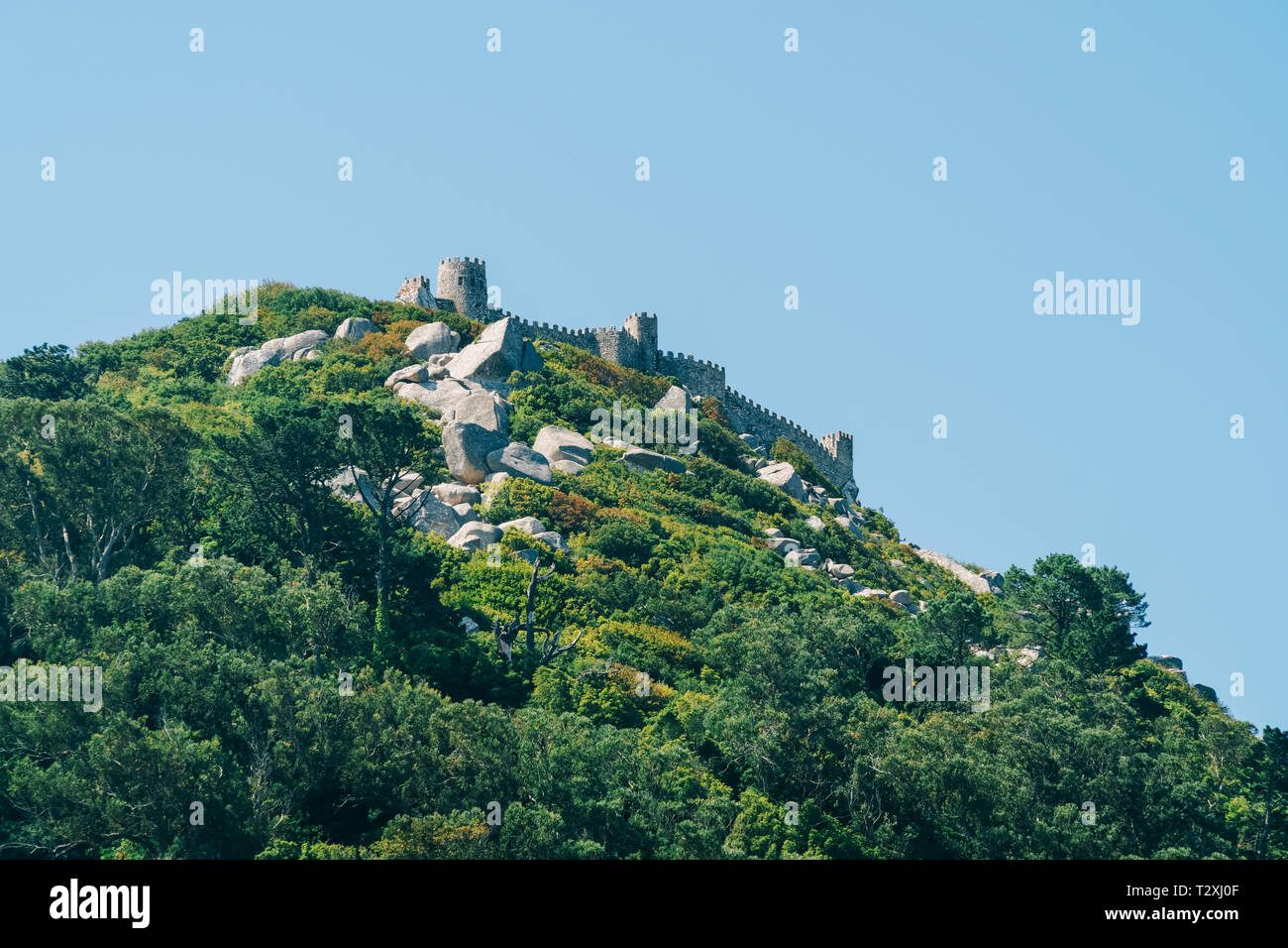 Medieval Castle Of The Moors (Castelo dos Mouros) built in 8th and 9th ...