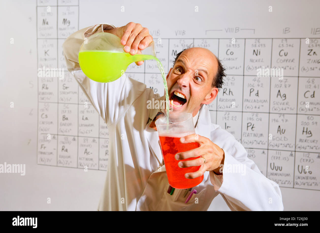 Mad scientist hi-res stock photography and images - Alamy