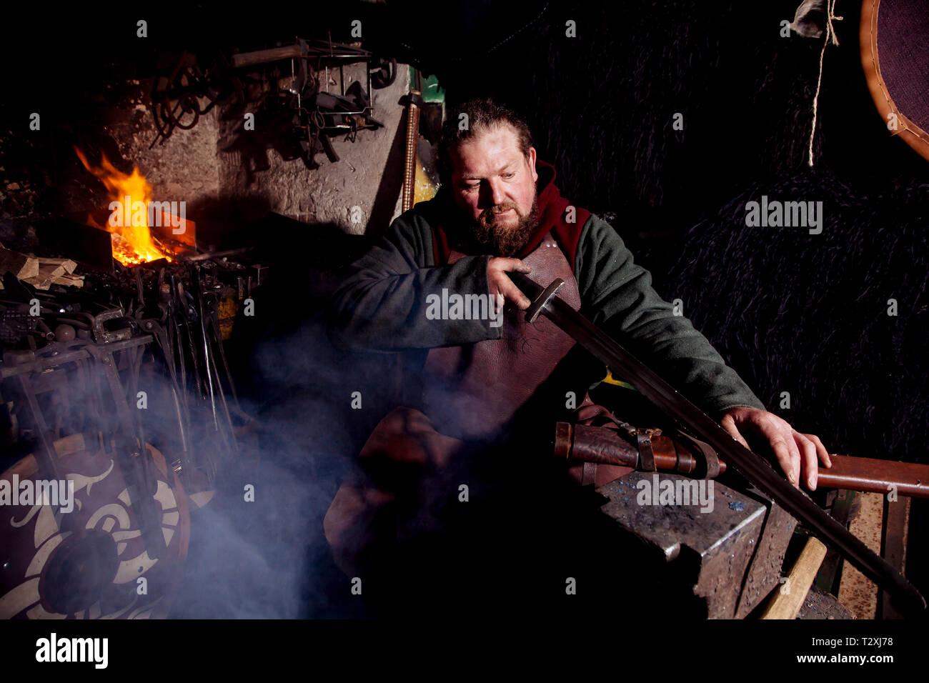 Camp forges hi-res stock photography and images - Alamy