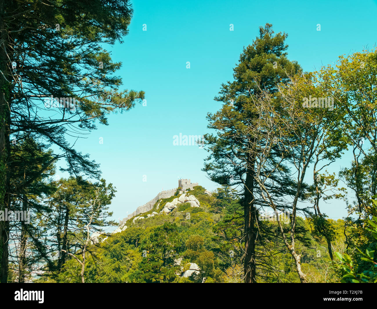 Medieval Castle Of The Moors (Castelo dos Mouros) built in 8th and 9th ...