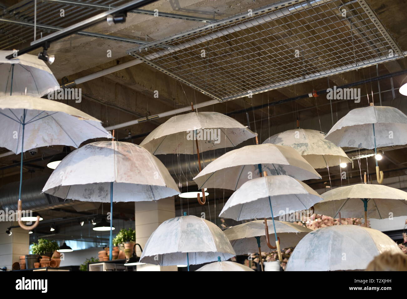 Umbrella ceiling hi-res stock photography and images - Alamy